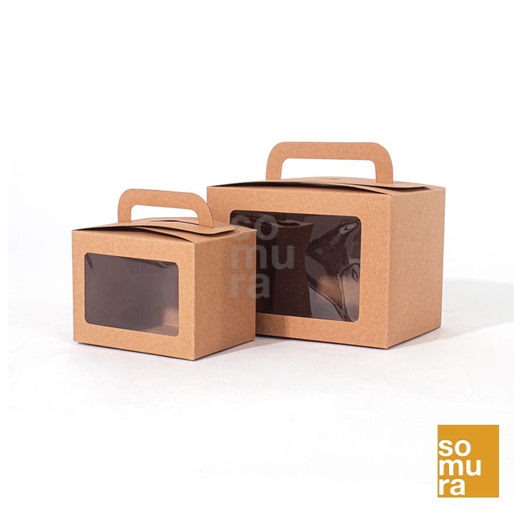 Cake Pastry Gift Packaging Box with Transparent PVC Window (SSC887 ...