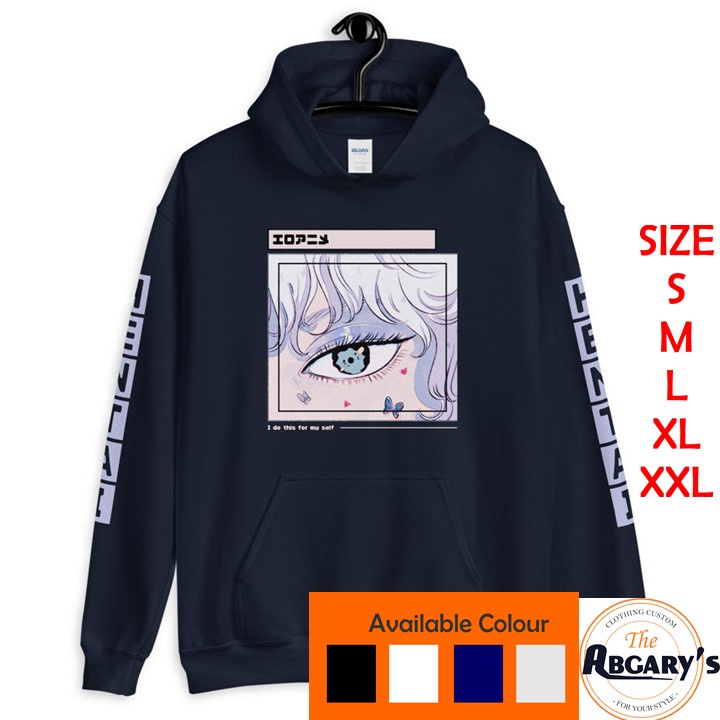 Hoodie Hentai Sweeter Manga Kawaii Japanese Senpai Yami Waifu Wibu Girl ...