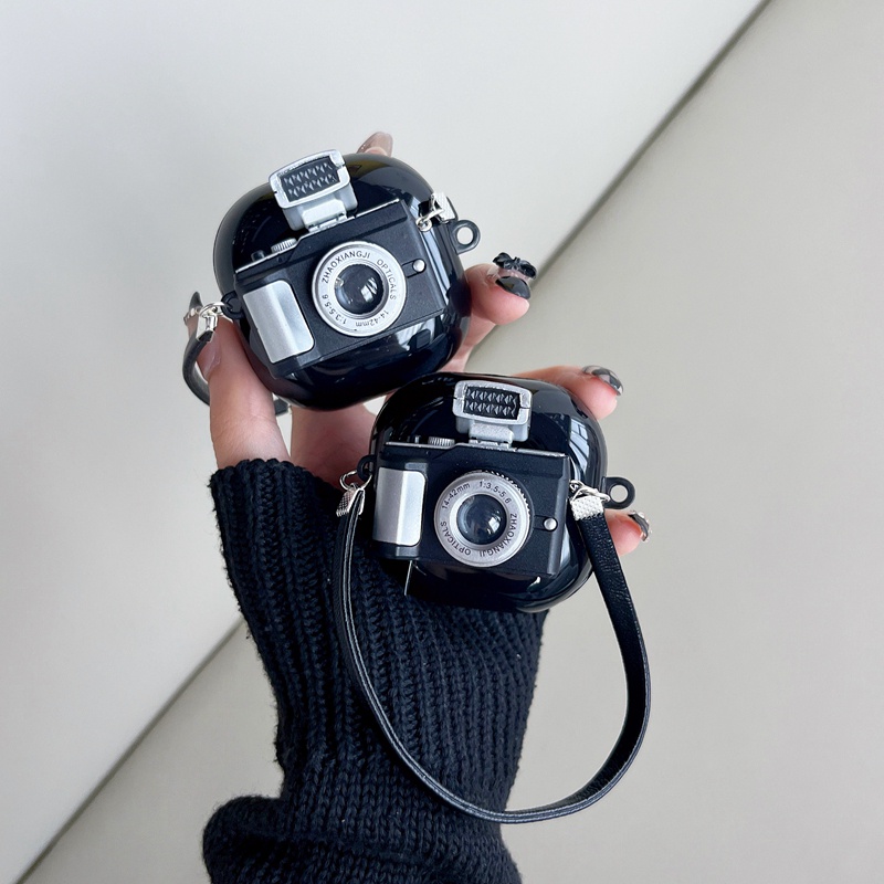 3D Camera Can Light Up Cute Buds Core FE Earphone Case For Samsung ...