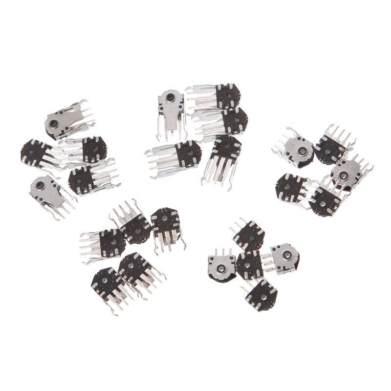 HL 25pcs 5 Kinds Mouse Encoder Kit Wheel Encoder Switches Repair Parts ...