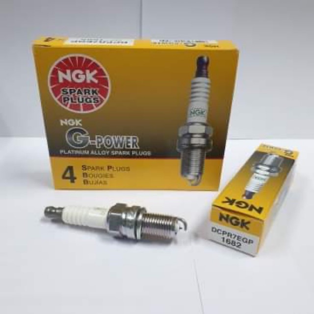 Original NGK DCPR7EGP Spark Plug Set of 4 for Toyota Avanza/ Bb/ Spin ...