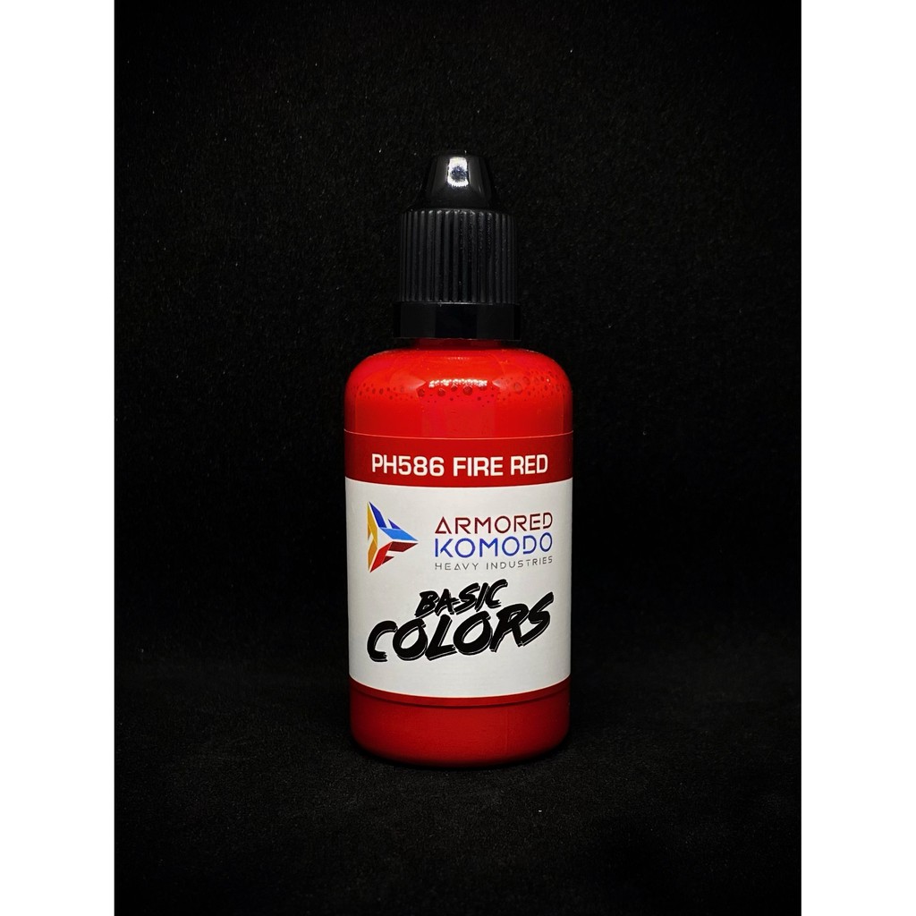 Fire Red PH586 50ml Armored Komodo Airbrush Hobby Paint | Shopee ...