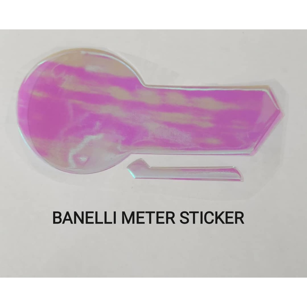 BENELLI RFS150I METER STICKER (RAINBOW) | Shopee Philippines