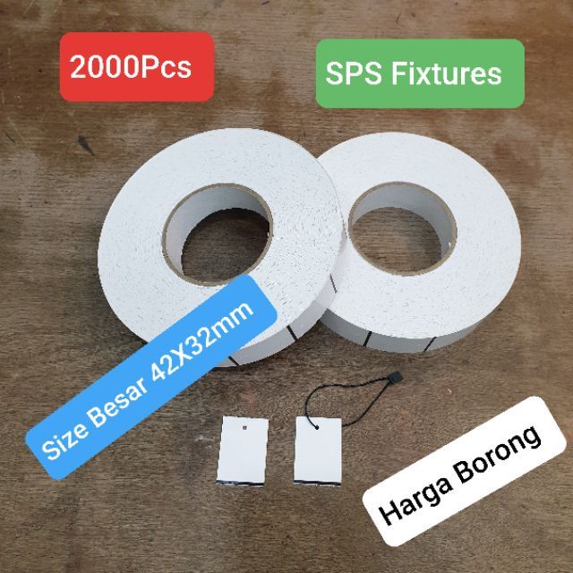 Hang Tag White With I-Mark 42mm X 32mm / Price Tag Label 2000Pcs ...