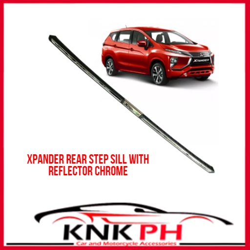 Mitsubishi Xpander Rear Bumper Guard Step Sill Stepsill with Reflector ...