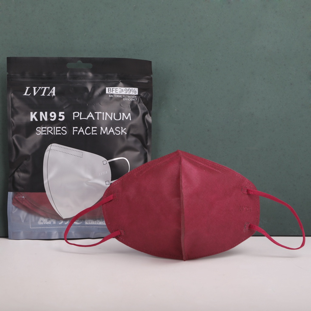 KN95 Face Mask LVTA Platinum Series KN95 Disposable Face Mask | Shopee ...