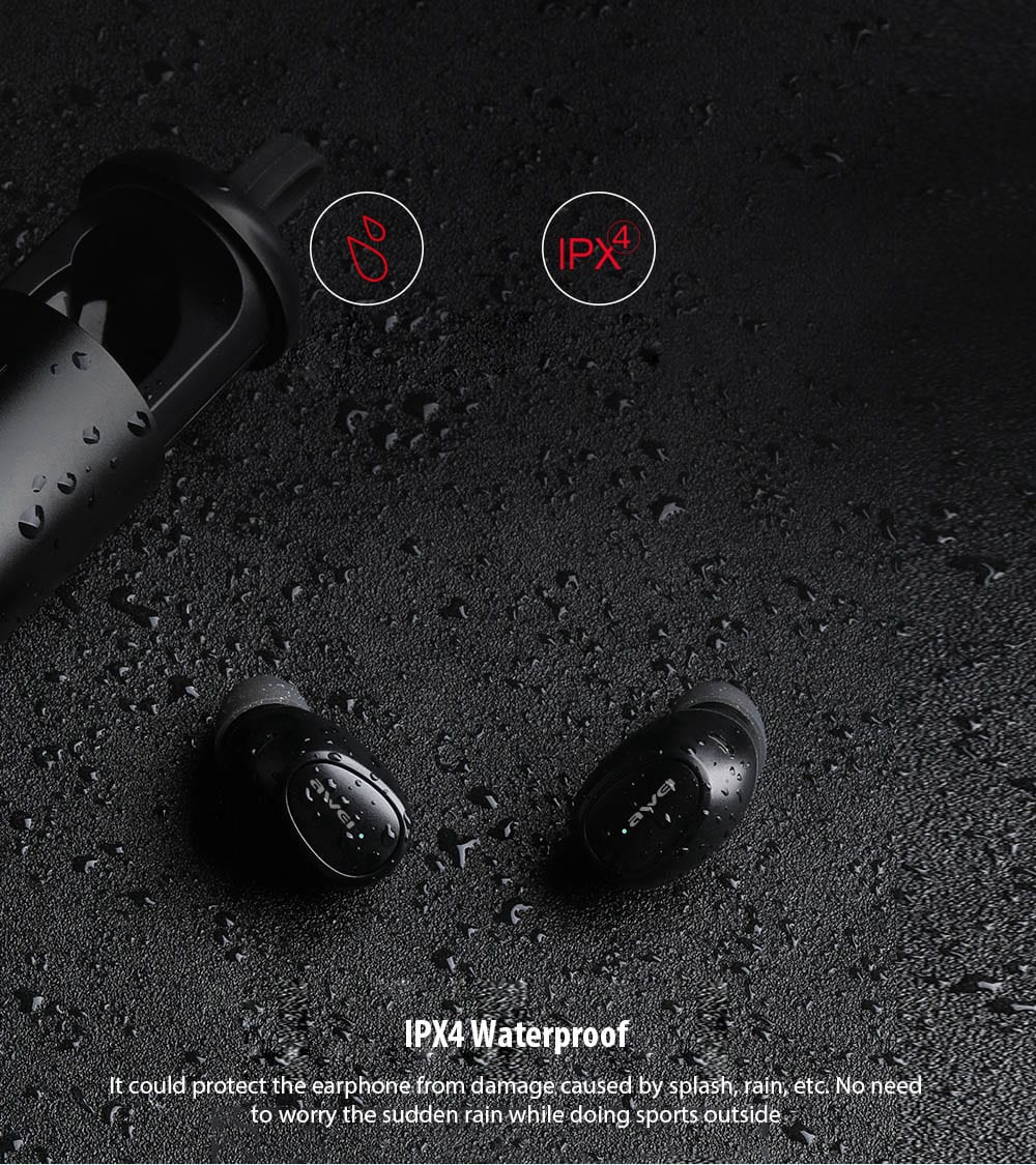 Awei T5 Tws True Wireless V5.0 Bluetooth In Ear Earphone | Shopee ...