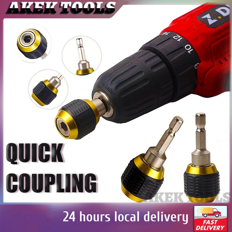1/4 'Hex Shank Drill Bits Adapter 60mm Keyless Drill Chuck Screwdriver ...