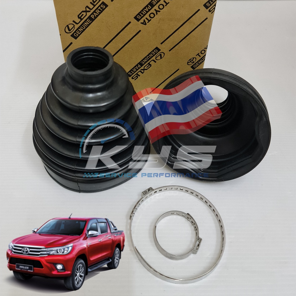 TOYOTA HILUX VIGO KUN25 KUN26 REVO FORTUNER INNOVA DRIVE SHAFT BOOT KIT ...
