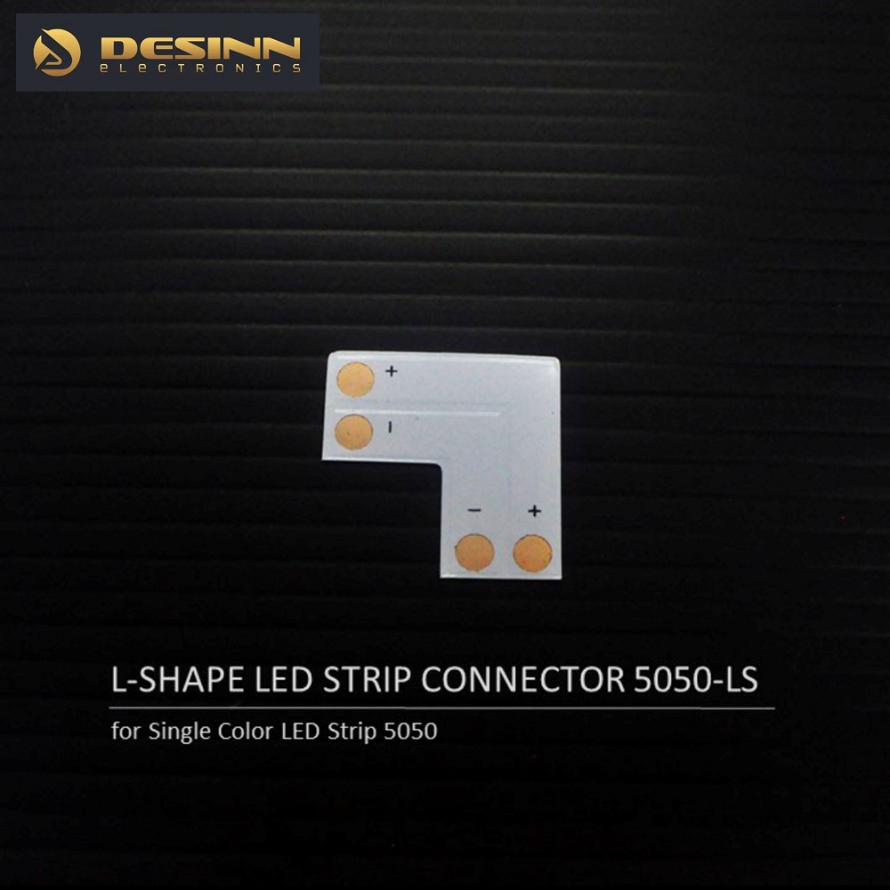 2 PIN L SHAPE SINGLE COLOUR LED STRIP 5050 CONNECTOR | Shopee Philippines