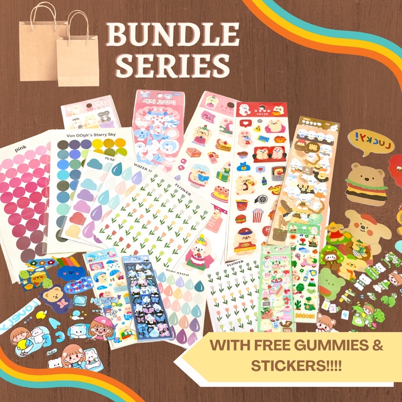 Stickers Bundle Series with free gummies and stickers | CandyTalk ...