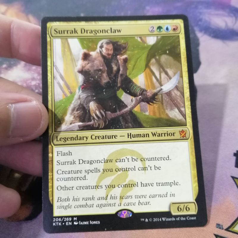 1 Surrak dragonclaw KTK khans of tarkir MTG card | Shopee Philippines