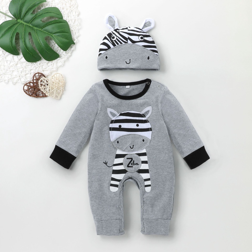 Baby Newborn Clothes Imitation Zebra Suit for Girls Boys 1 Year Old ...
