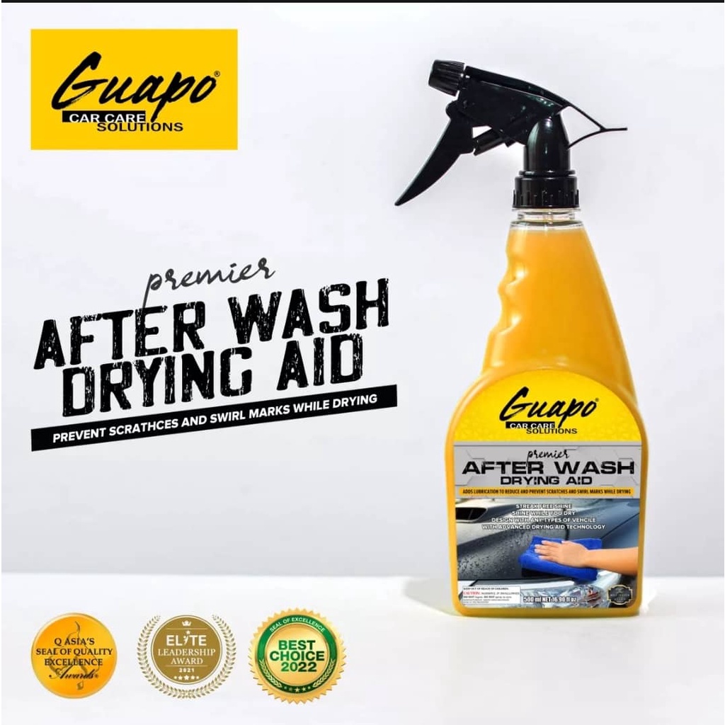 Guapo Car Care Solutions After Wash Drying Aid 500ml No Ratings Yet 0 Sold | Shopee Philippines