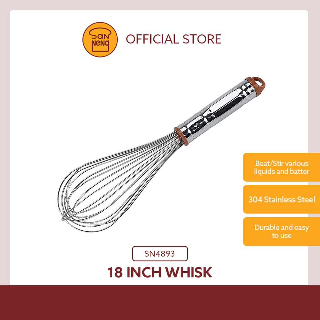 Sanneng 18 inch Whisk (SN4893) | Shopee Philippines