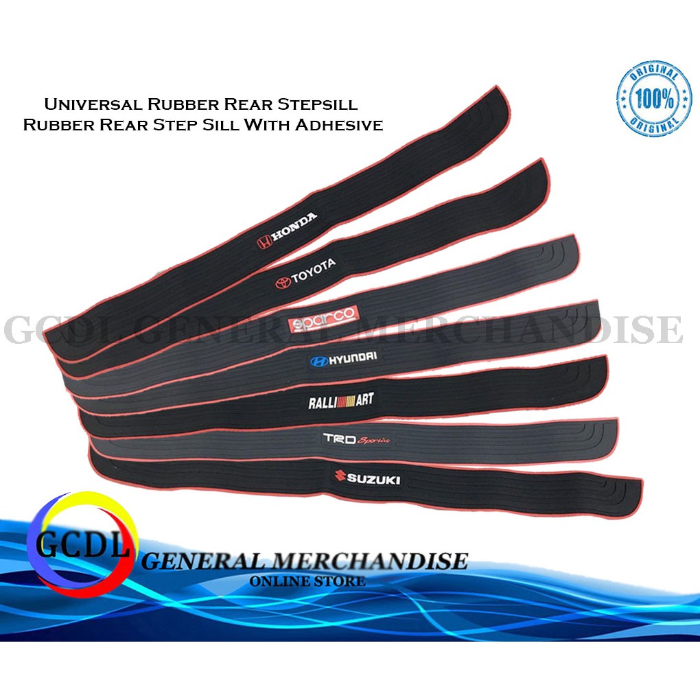 Universal Rubber Rear Stepsil With Adhesive | Shopee Philippines