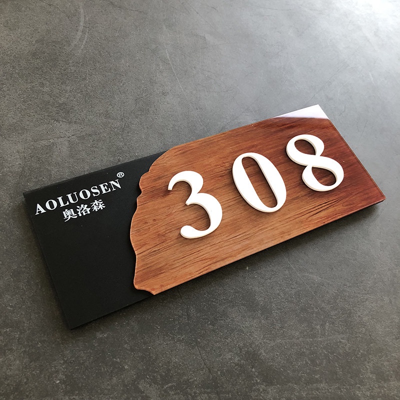 Acrylic Door Plate Customized Door Number Door Plate Number Plate ...