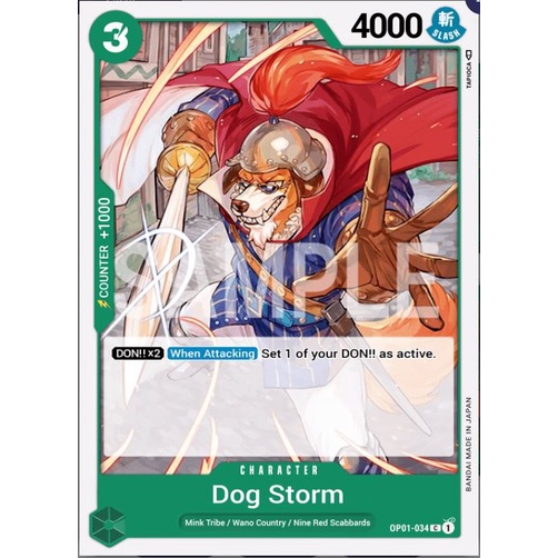 INUARASHI OP01-034 (One Piece TCG - Romance Dawn OP-01 JAPANESE) | Shopee Philippines