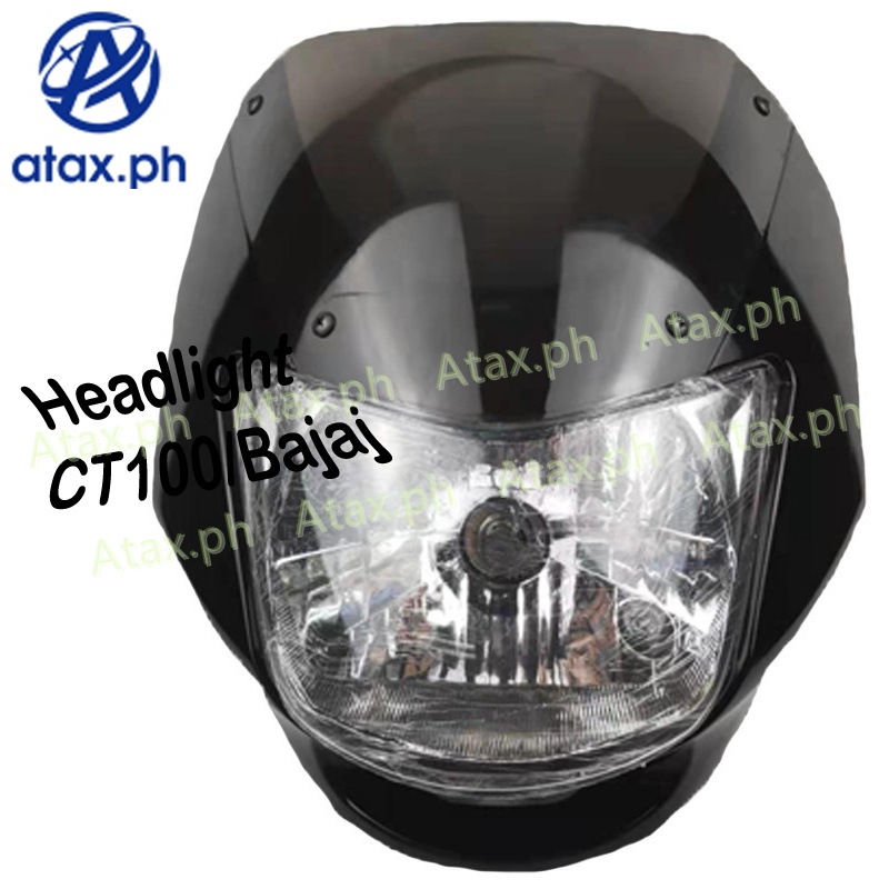 Kawasaki Bajaj CT100 Headlight Assembly Motorcycle Head Light Lens Set ...