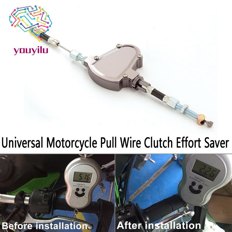 Universal Motorcycle Pull Wire Clutch Effort Saver Stunt Clutch Cable ...