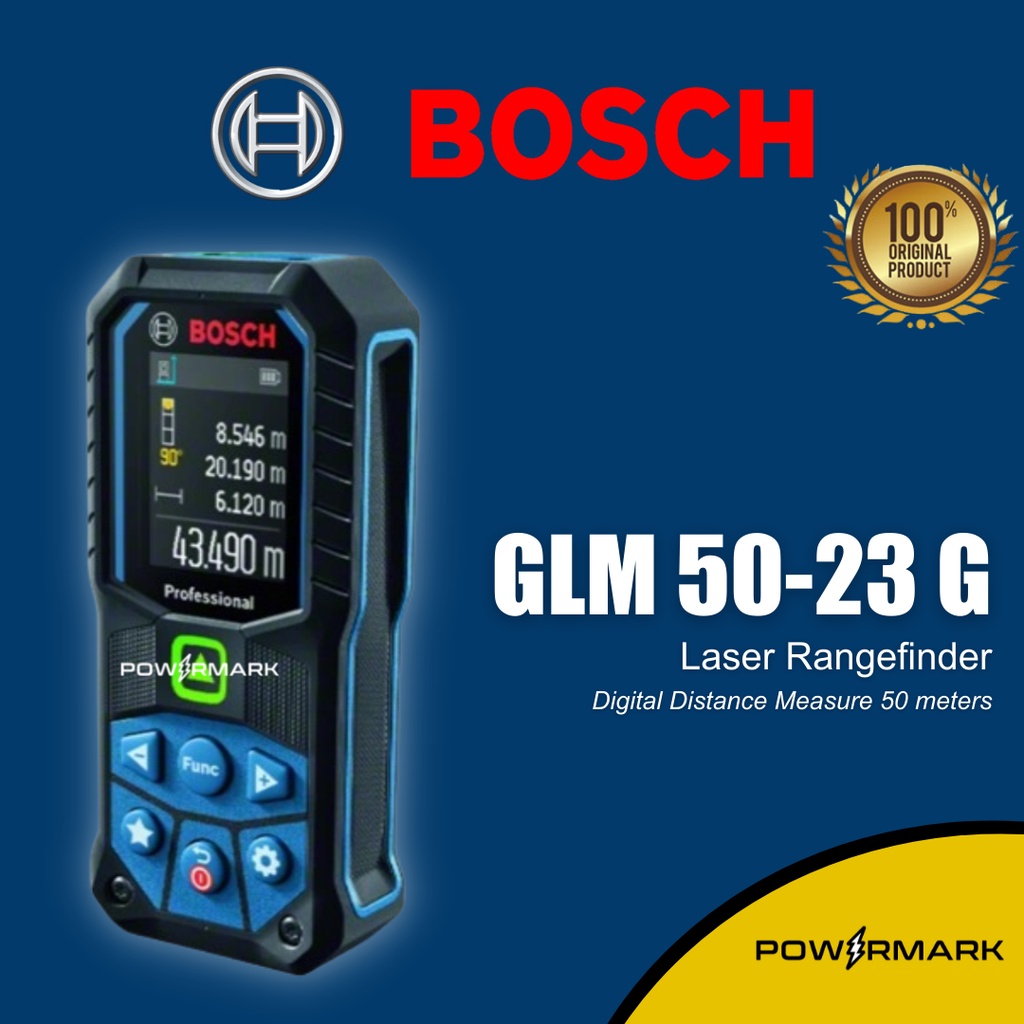 BOSCH GLM 50-23 G Laser Rangefinder / Digital Distance Measure 50 meters [POWERMARK | BMT ...