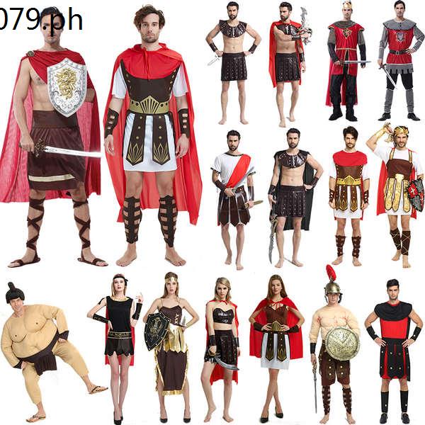 Halloween cos Ancient Greece Gladiator Costume Adult Italy Rome Spartan ...