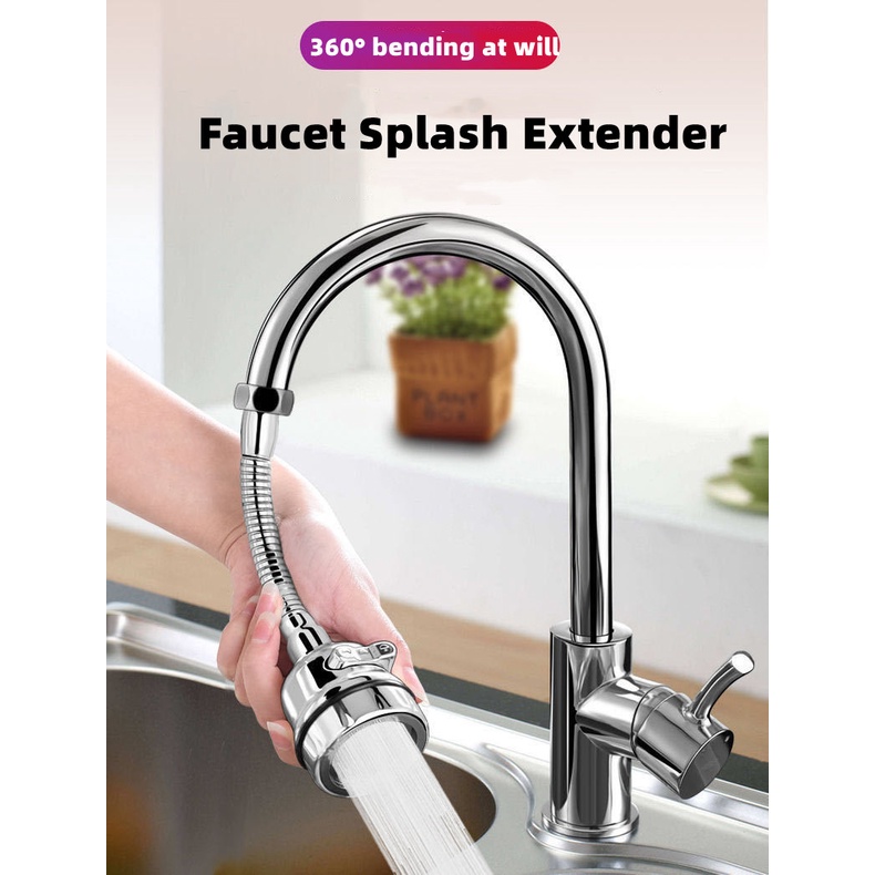 Faucet Splashproof Universal Extender Kitchen Booster Splashproof ...