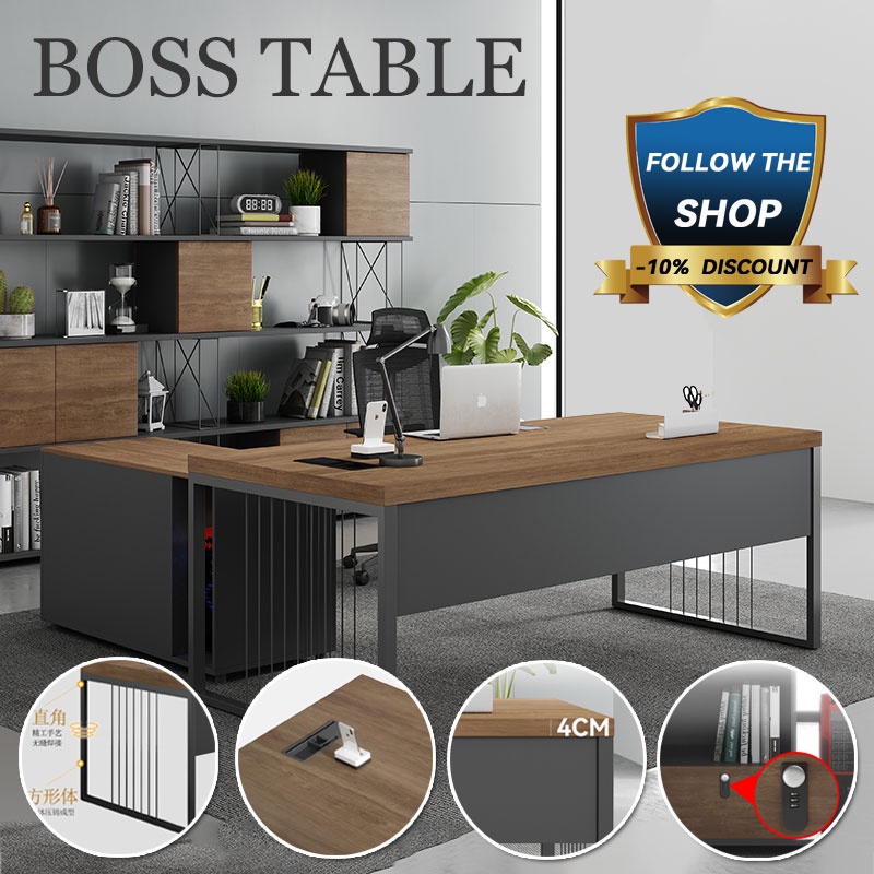 【New product】2021 Office Executive Table Simple Modern Single Computer ...
