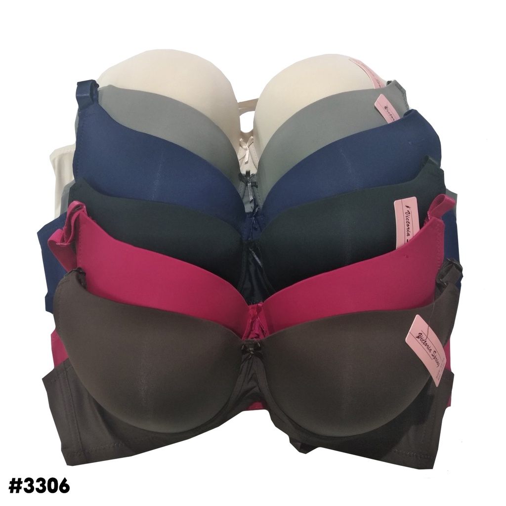 Cup C Push Up Bra for Women With Wire Push Up 3306 - Plus Size Cup V ...