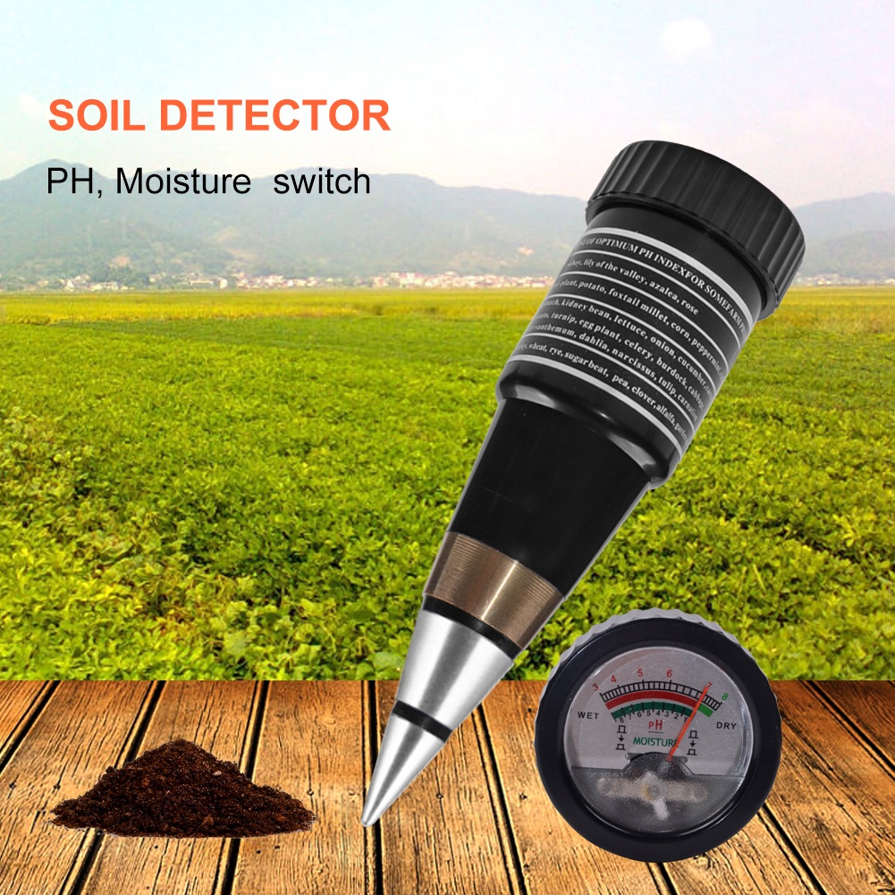 Soil pH Moisture Meter Tester Hygrometer Portable Soil Moisture Plant ...