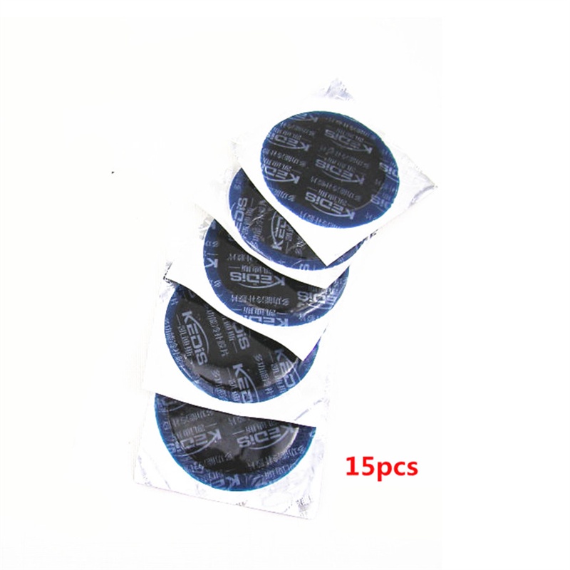 15Pcs 45mm Rubber Radial Tire Repair Patch Round Tubeless Assortment ...
