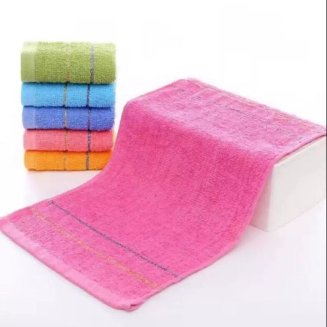 Cotton colored hand towel 6pcs | Shopee Philippines