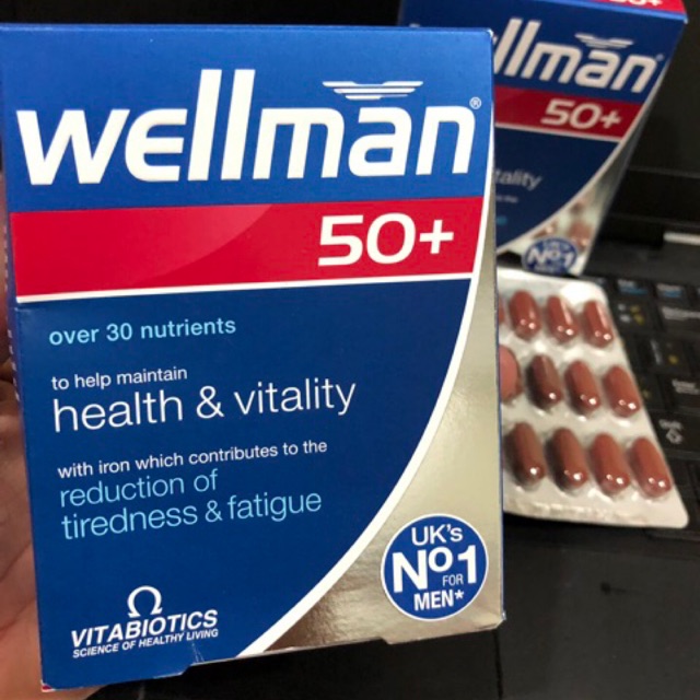 Wellman 50+ Multivitamins For Men Aged 50+ | Shopee Philippines