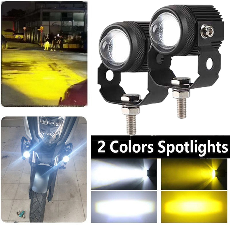 New LED Elliptical Lens Motorcycle Headlight Moto ATV SUV Tractor Jeep ...