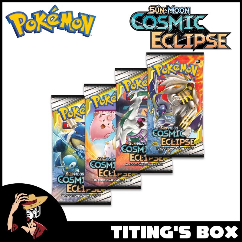 [EN] Pokemon TCG Sealed SM Cosmic Eclipse Booster Pack (1 Pack) | Shopee Philippines