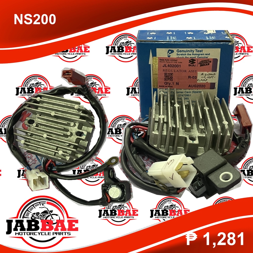Rectifier assy / Regulator assy (One phase - 4 wires) NS200 JL402001 ...