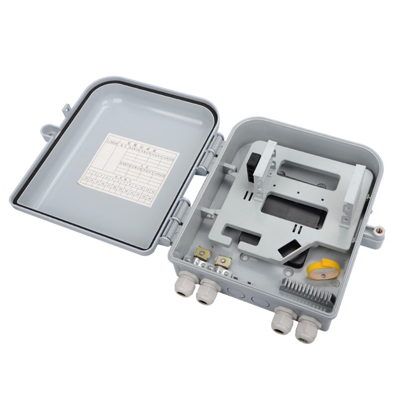 ZJW 1:16 Nap Box Fiber Optic PLC Splitter Box / 24 core FTTH adapter ...