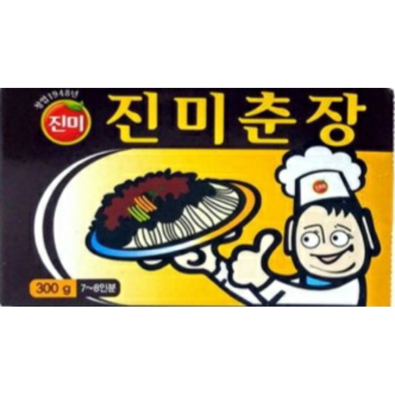 [Pop mart] JJAJANGMYUN Jinmi choonjang black bean paste 300g 18kg ...