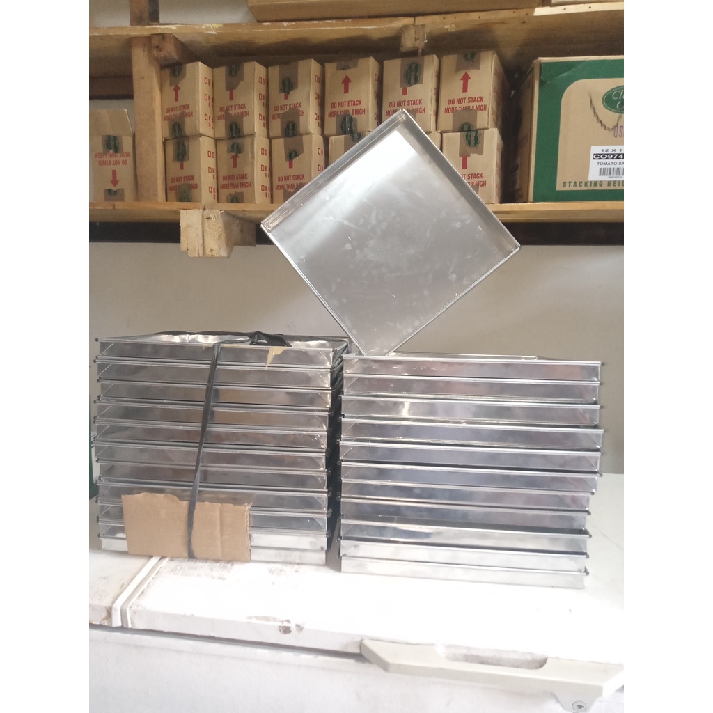 Square Pizza plate 14"x14"x1" / pizza plate / pizza pan | Shopee ...
