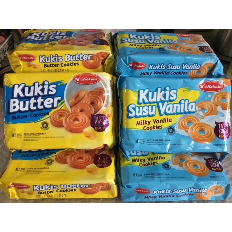 Kokola Kukis 218g Butter/Mochachino/Vanilla | Shopee Philippines