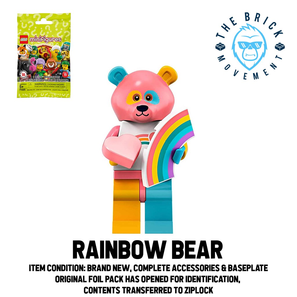 LEGO® Collectible Minifigure Series 19: Bear Costume Guy Minifigure ...