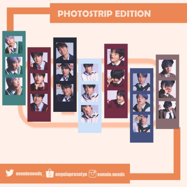 Photos Of The Seoul Bts Bangtan Boys' Photostrip Edition 93; Bts + Map ...