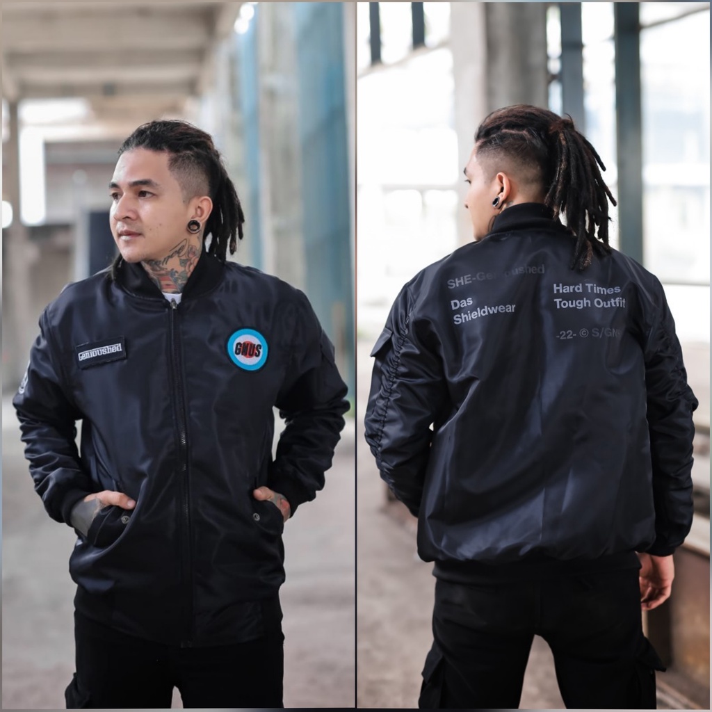 Men's Parachute Jacket - Bomber Hoodie Jacket - Original Dannis Zipper ...