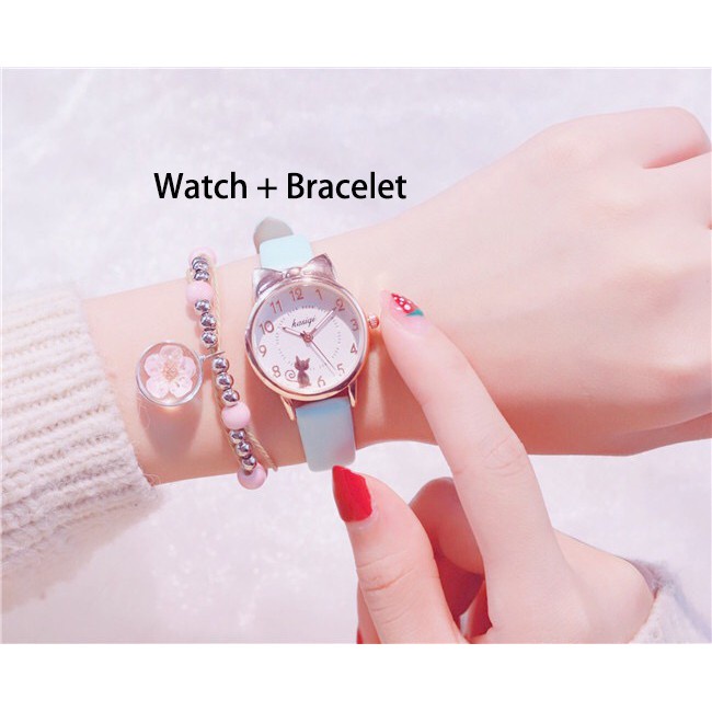 Watch for kids girls boys Student Relo Children Wrist watches Cat Ears ...