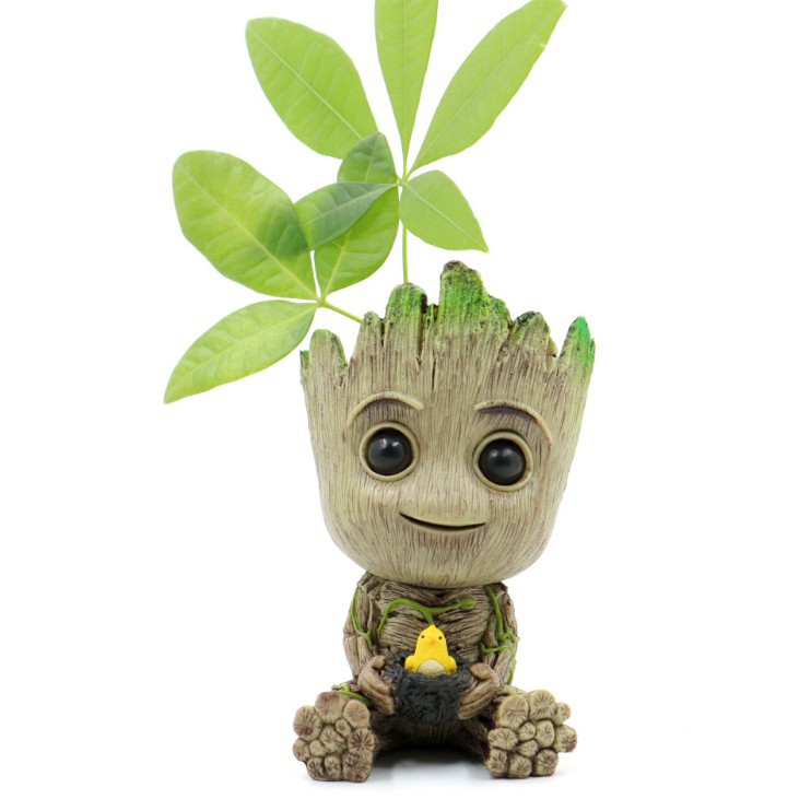 Groot Planter Pot, 5CM Baby Groot Bird-Nest Model Succulent Planter Pot ...