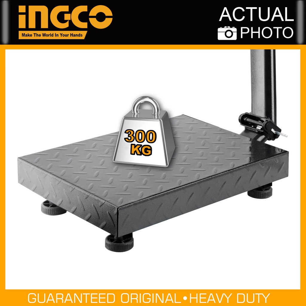 Ingco HESA33003 300kg Industrial Electronic Weighing Scale 400x500mm ...