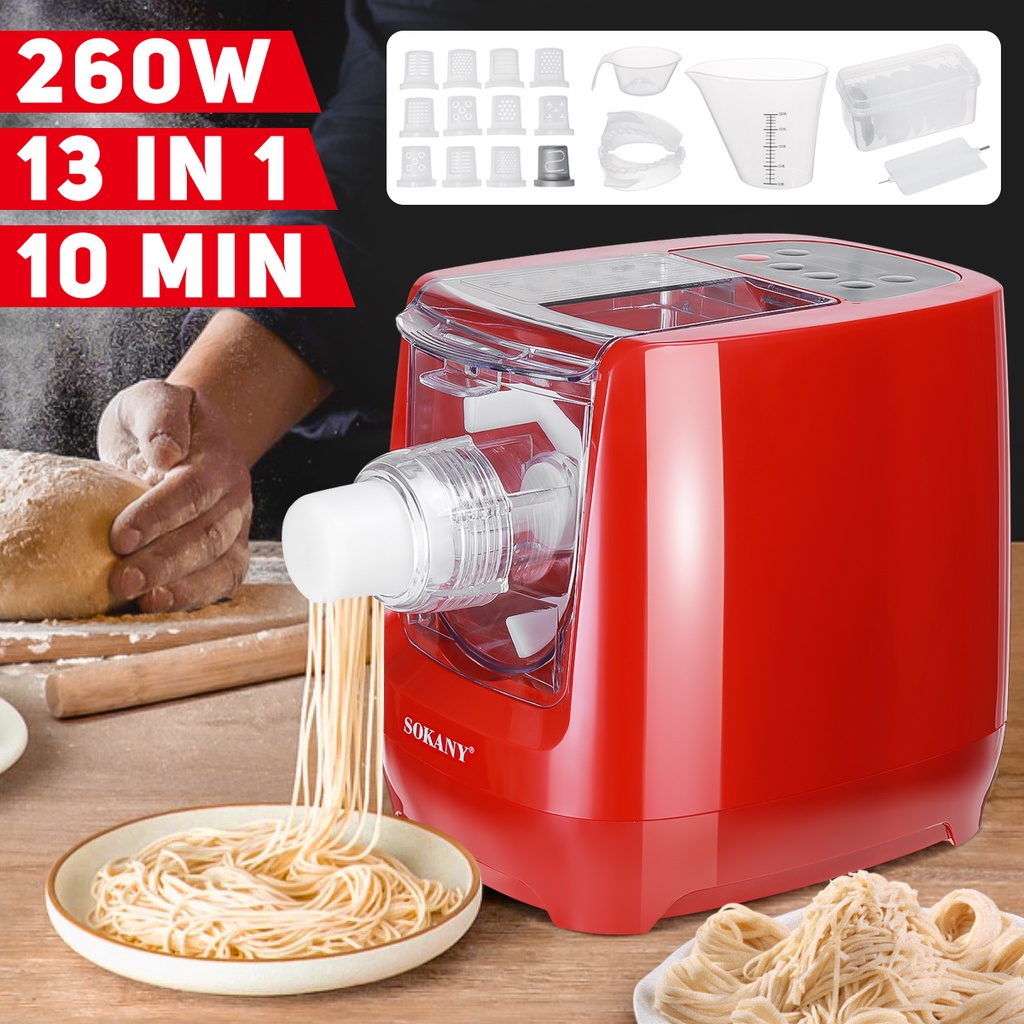 Household Automatic Pasta Maker Multifunctional Vegetable Noodle Press ...