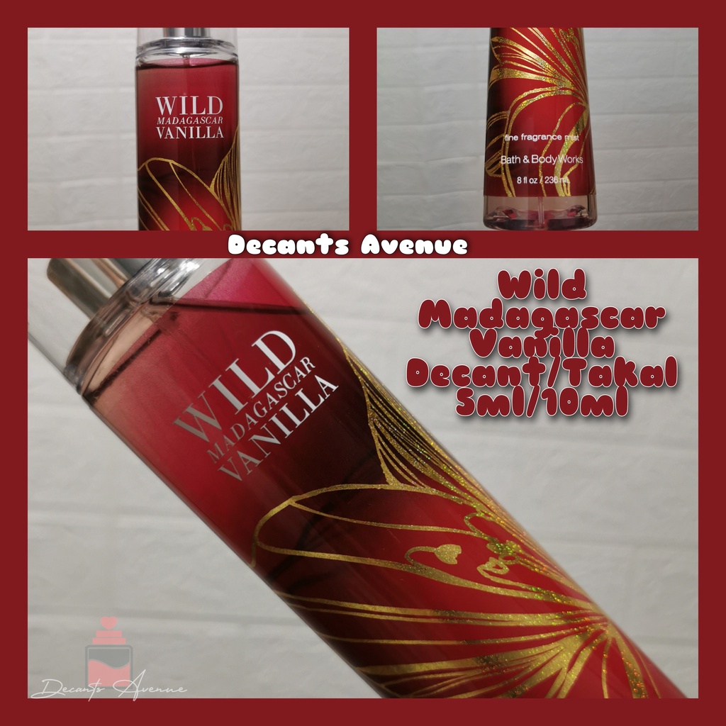 Wild Madagascar Vanilla - Bath And Body Works 1mL 3mL 5mL 10mL | Shopee ...