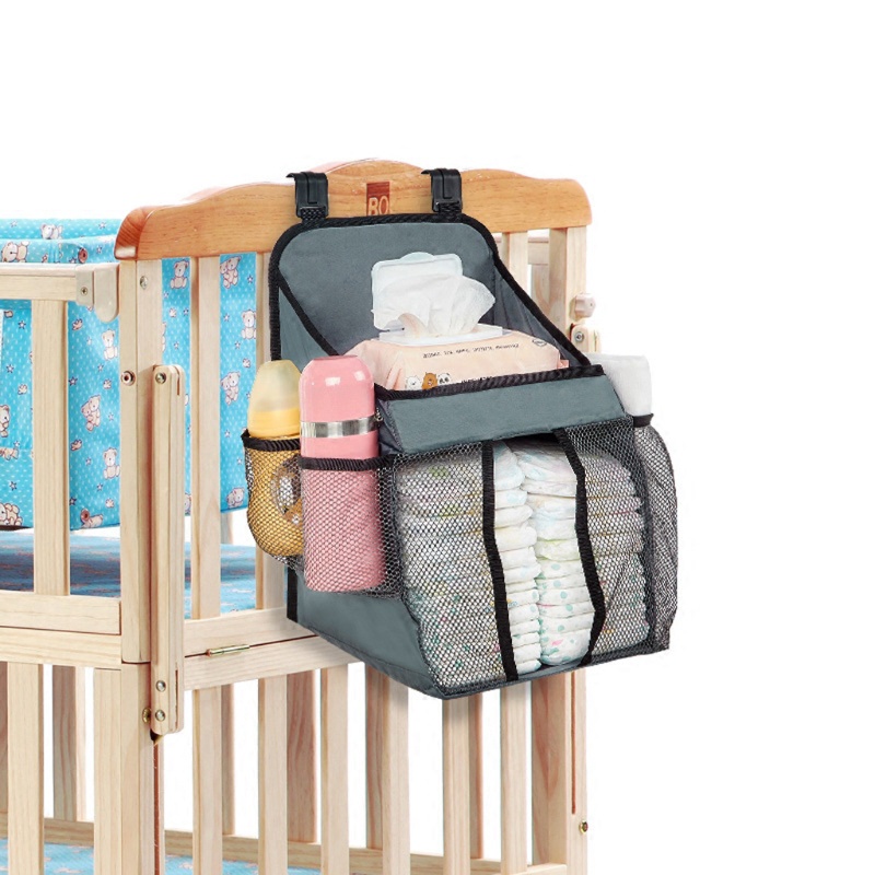 mtt Crib Organizer Baby Crib Hanging Storage Bag Baby Clothing Caddy ...