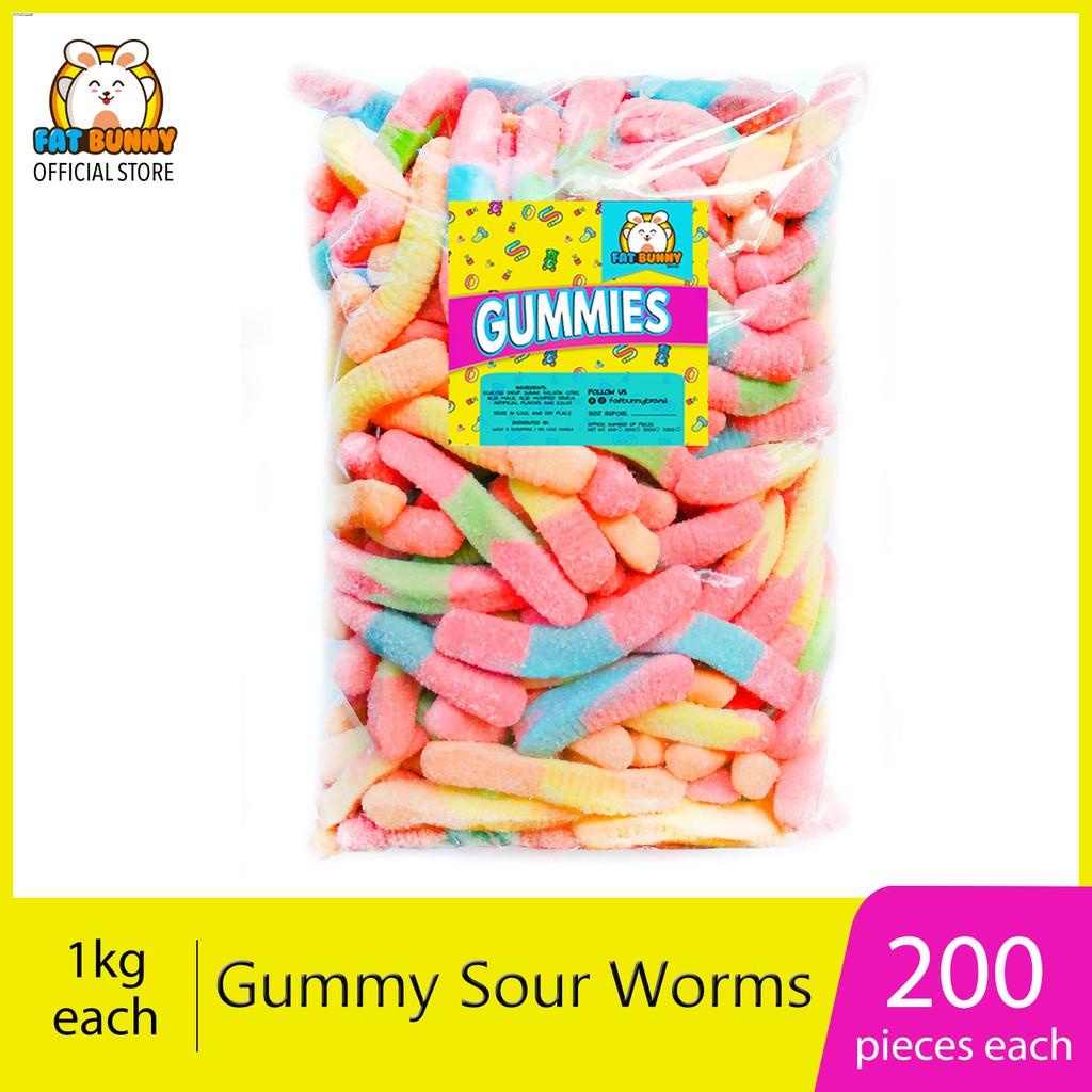 karate belt Mega Asia Gummy Sour Worm 1kg | Shopee Philippines